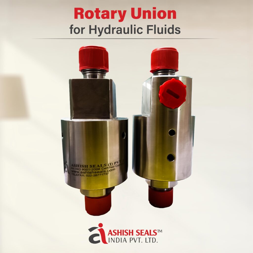 Rotary Unions for Hydraulic Fluids manufacturer and exporter in Mumbai